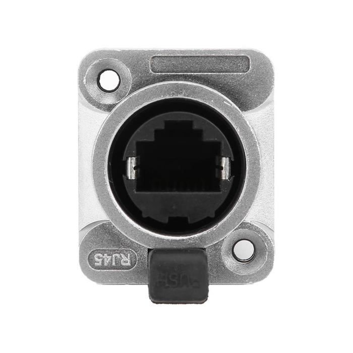 Prise d'aviation YT-RJ45, connecteur à angle droit RJ45 étanche de ...