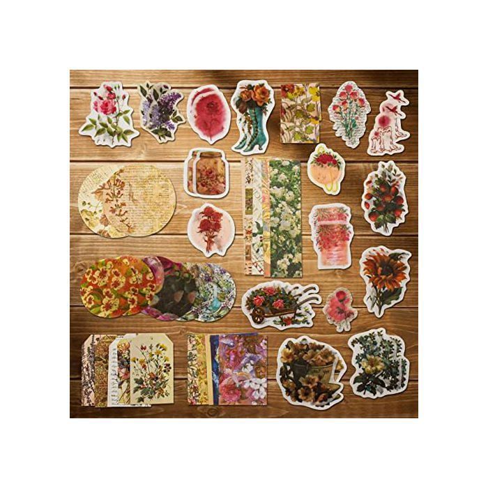 Kit de fournitures de scrapbooking vintage pour scrapbooking journal ...
