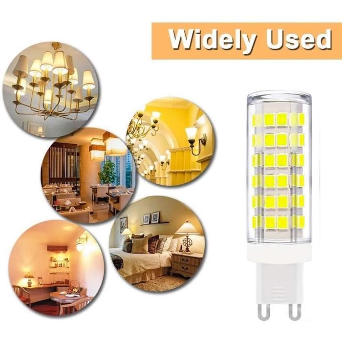 Ampoule Led G9, 9W G9 Led Lampes(Équivalent à 85W Halogène Ampoules G9), Led G9 Ampoules Blanc ...