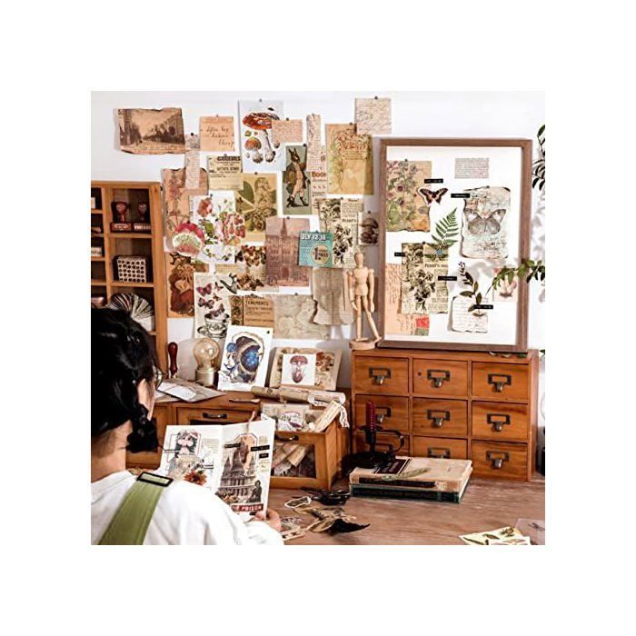 Kit de fournitures de scrapbooking vintage pour scrapbooking journal ...