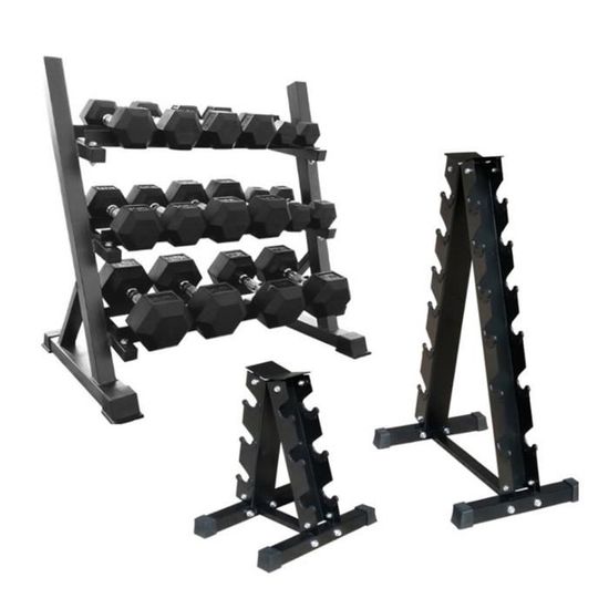 Support d'haltères à 6 Niveaux - - - Capacité de charge maximale 200 kg ...