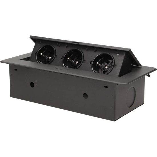 Bloc Multiprise Electrique Encastrable Escamotable 3 Prises 3600W A427 ...