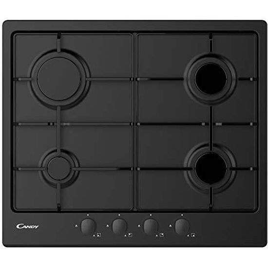 CANDY CHW6BRBB 59CM 4-BURNER BLACK GAS HOB 33801972 - Cdiscount ...