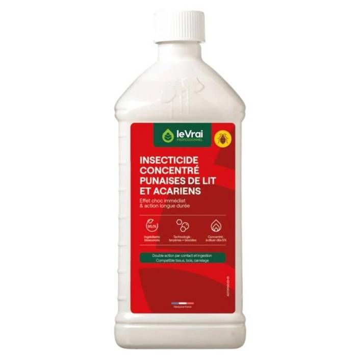 LE VRAI - Insecticide punaise de lit et acariens concentré - 1L ...