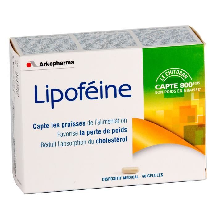 Arkopharma- Lipoféine -capteur de graisse chitosan - Cdiscount Au quotidien