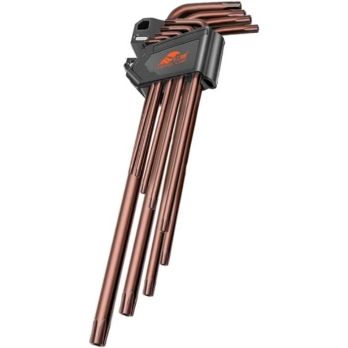 9 Pièces Extra Long Torx Hex Key Allen Arm Wrench Hex Keys Security ...