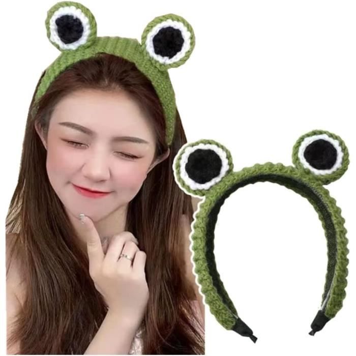Ykkj Tricoté Femme Grenouille Bandeau, Couvre-Chef De Grenouille ...