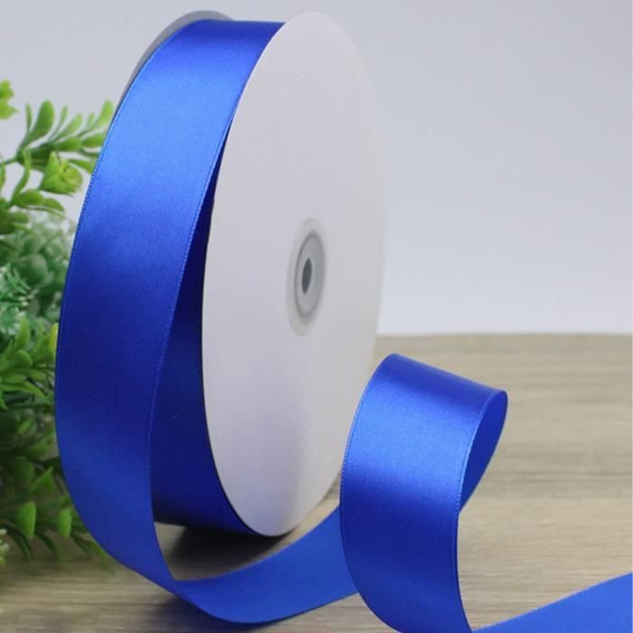 Ruban Satin Bleu(91M X 25Mm) Décoration Ruban Cadeau,Ruban De ...