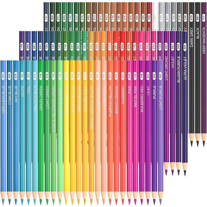 80 Crayon de Couleurs Professionnel, Boîte Crayon de Couleur Gras avec ...
