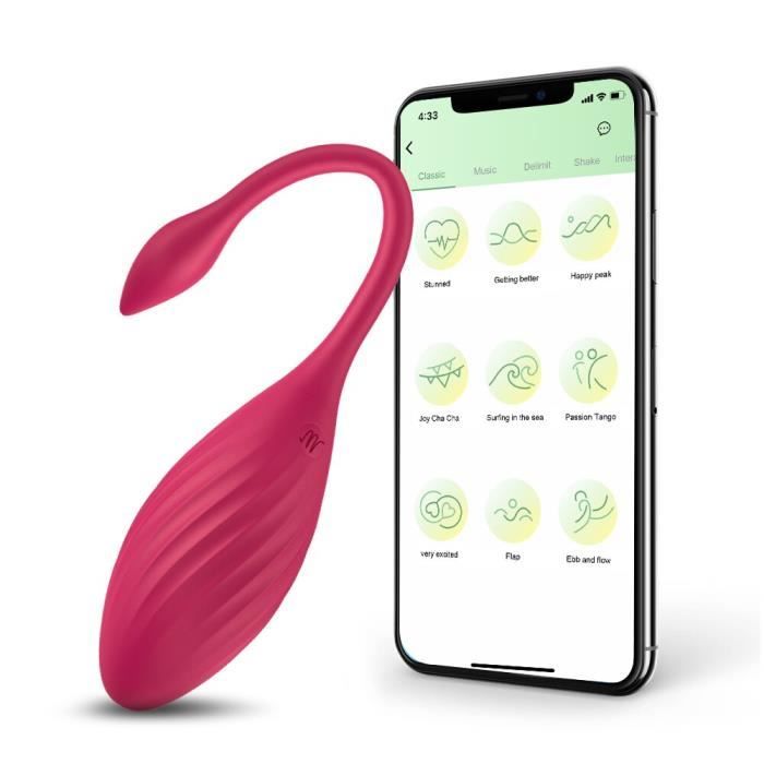 Godemichet Vibrateur Sans Fil Avec Application Bluetooth, Culotte Vibrante, Jouets Sexuels Pour ...