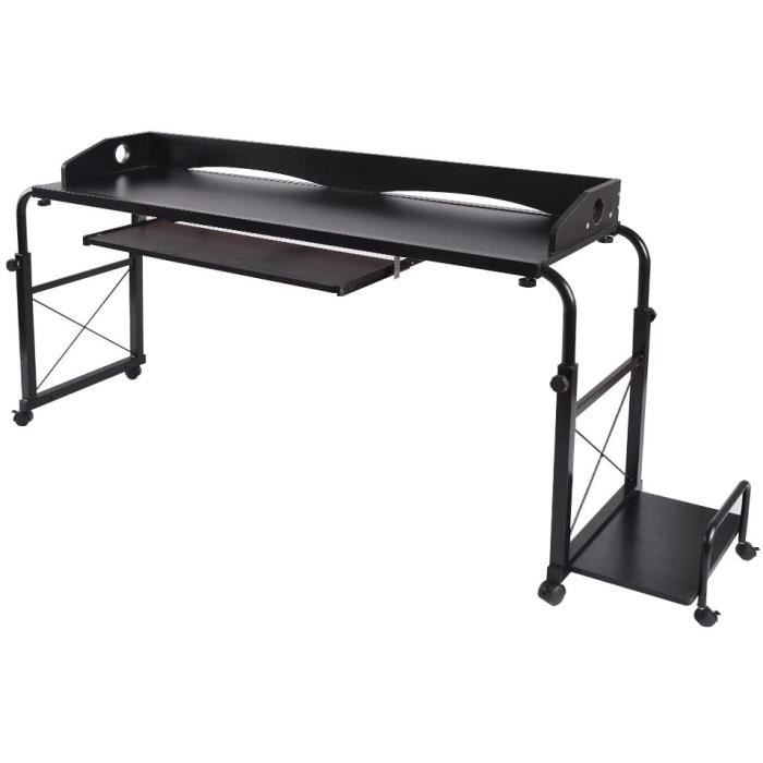 MEUBLE INFORMATIQUE - MEUBLE MULTIMEDIA DlandHome Table de lit Mobile ...