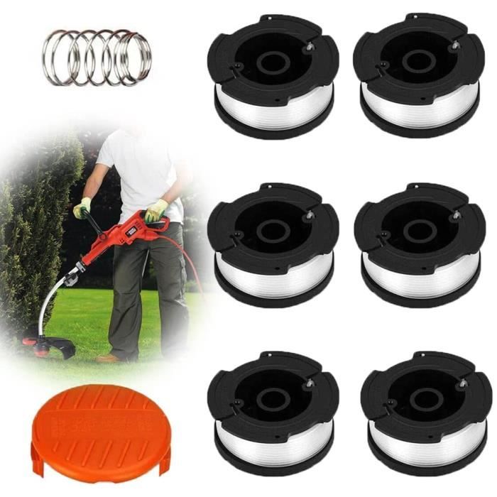 6 Pièces Bobine de Coupe Fil, Bobine de Coupe Bordure, Bobine de Rechange de Tondeuse, Bobine ...
