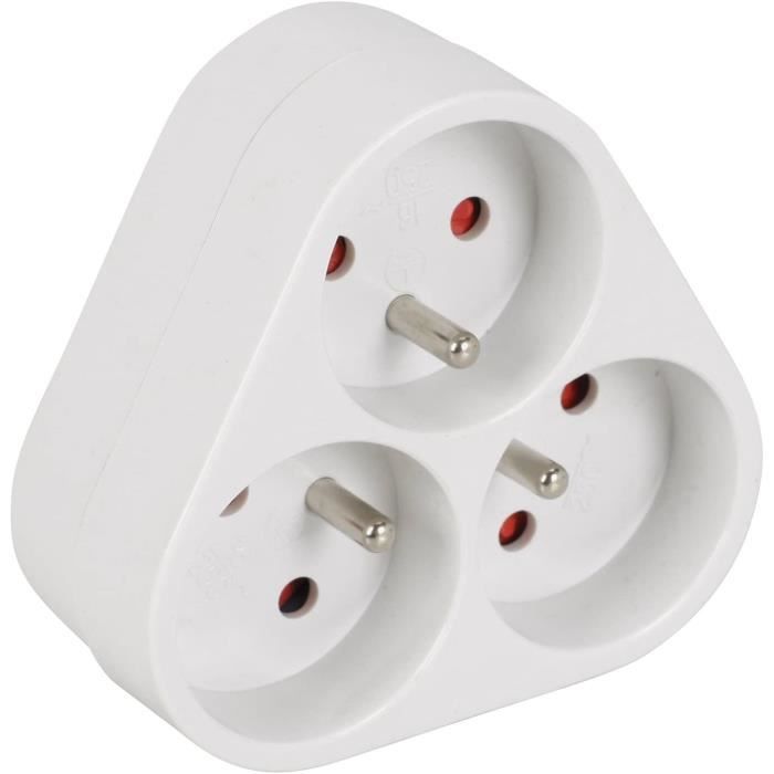 Multiprise Électrique, Prise Multiple - Triplite Électrique 3 Prises ...