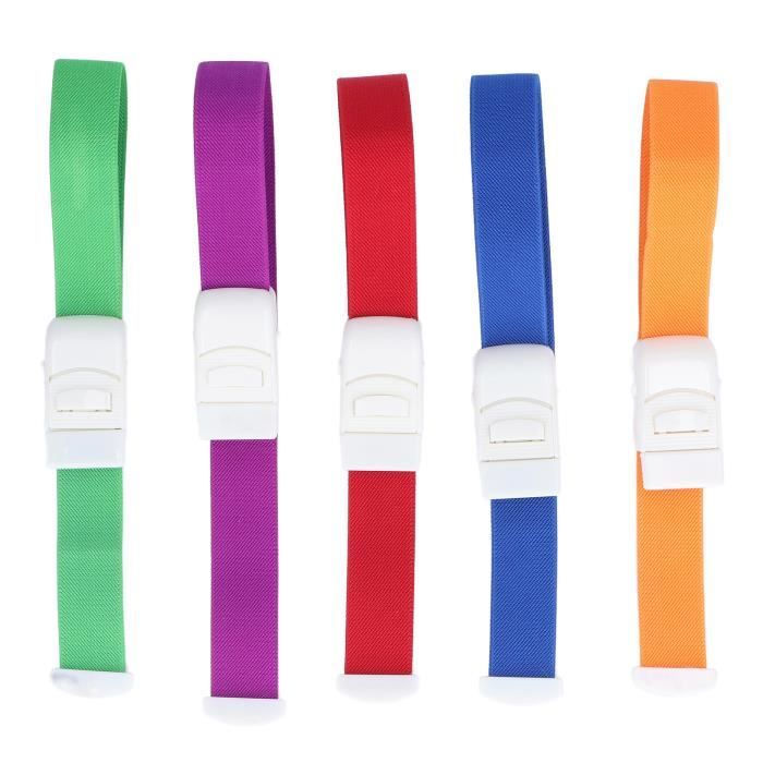 5pcs garrot élastique d'urgence à libération rapide Sport médical en ...
