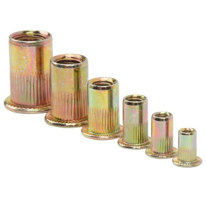 Écrou de rivet - DUOKON - M3 M4 M5 M6 M8 M10 - 150pcs - Acier au ...