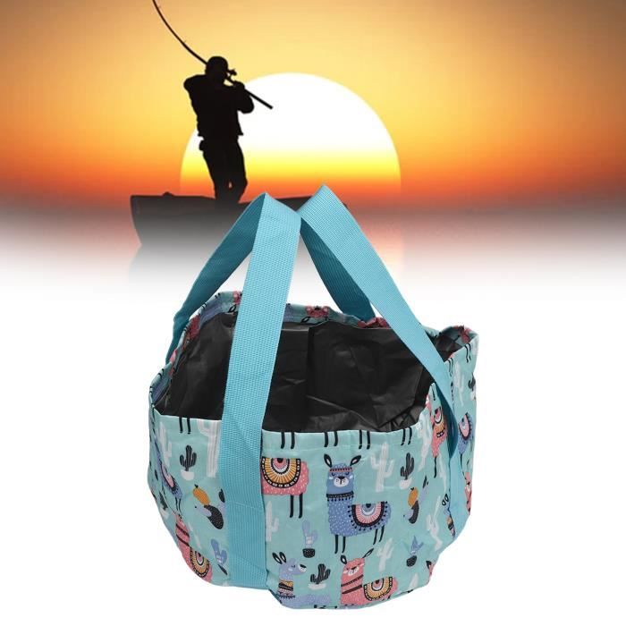 ESTINK seau pliable Pliant Voyage Bassin D'eau En Nylon Étanche Grande ...