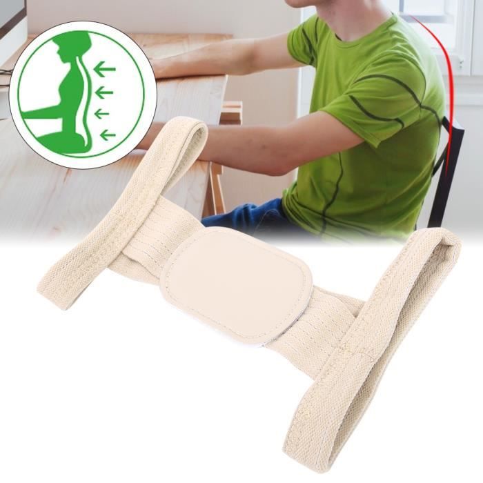 Ceinture de correction de posture - FAFEICY - Beige - Ajustable ...
