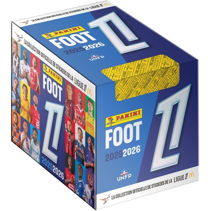 Boïte - PANINI - Foot FR 2025/26 Ligue 1 McDonald's - 50 pochettes ...