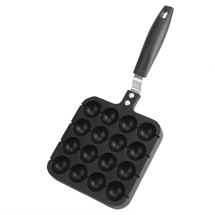 Poêles à Takoyaki Plaque 16 Trous Poêles à Crêpes Pieuvre Grill Bac ...