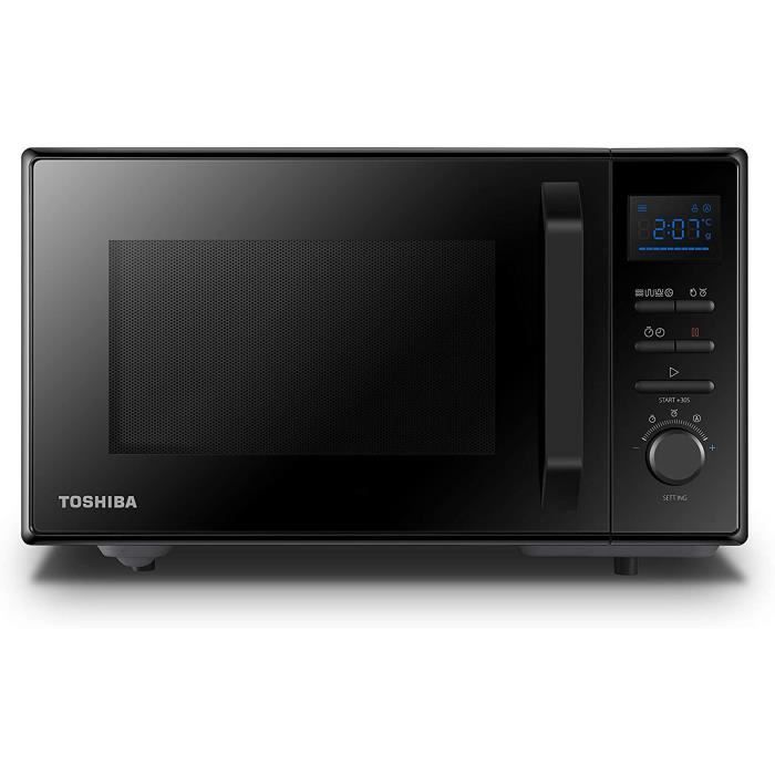 Toshiba Four a Micro-ondes MW2-AC25TF(BK) avec Fonction Convection, Grill Croustillant et ...