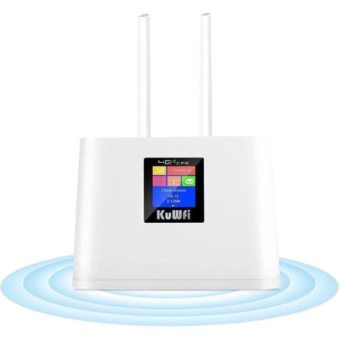 Routeur 4G Sim, Routeur Wifi Modem 4G Mobile Avec Emplacement Pour ...