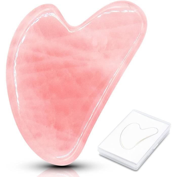 Gua Sha Pierre Quartz Rose Outil De Massage Outil De Jade Naturelle ...