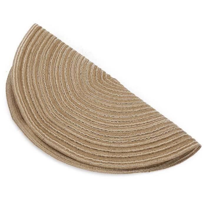 Tapis de table en ramie Tapis de table ronde en Ramie de style japonais ...