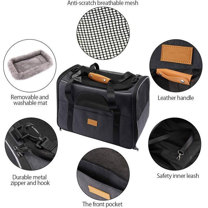 Sac de transport Pour Animal Chien Chat - Sac Transport Chat avec ...