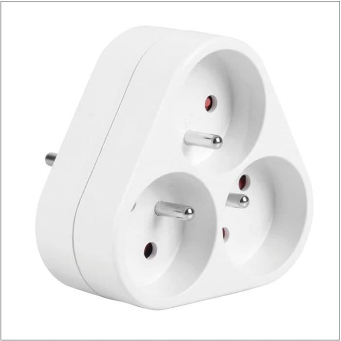 Multiprise Électrique, Prise Multiple - Triplite Électrique 3 Prises ...