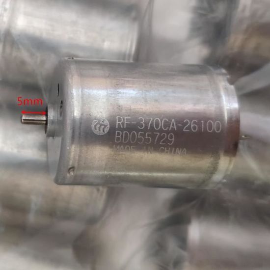 Moteur 370 cc, 6V, RF-370CA-26100 V, 7.2 RPM, haute vitesse, nouveau ...