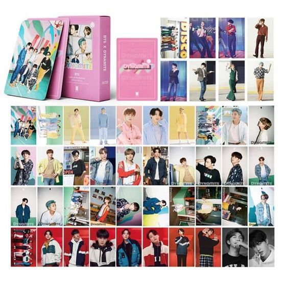 54 Pièces Kpop Btss Dynamite Album Mini Photocard Carte Photo Lomo