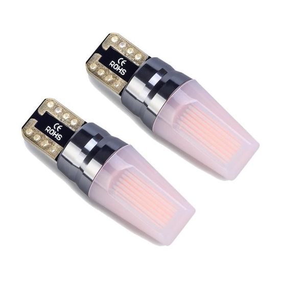 Lampes de signalisation de voiture LED 2020 W5W T10 couvercle acrylique ...