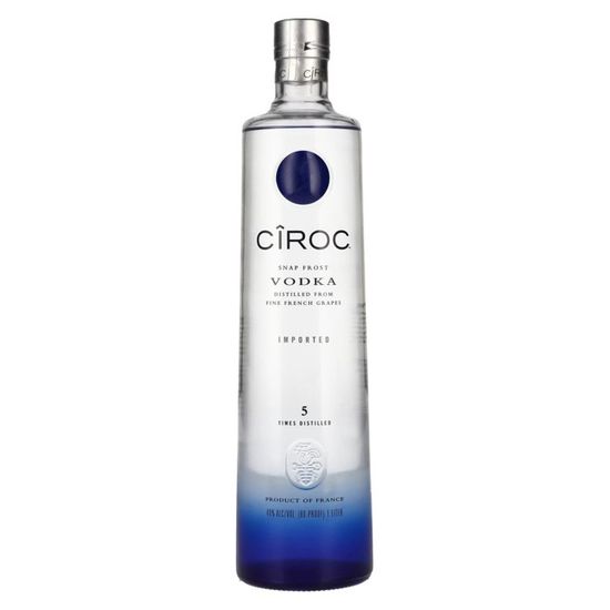 Cîroc Vodka "Snap Frost" 1,0L (40% Vol.) | Vodka - La cave Cdiscount