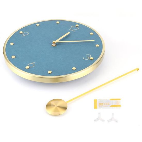 Horloge à pendule - EJ.LIFE - Modèle moderne - Couleur bleu ...