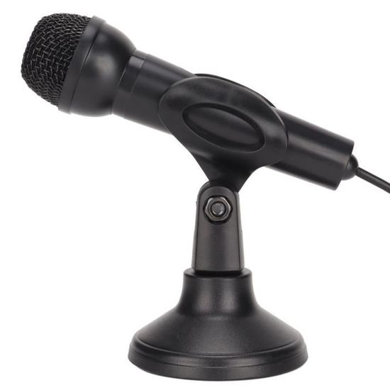 Tbest Microphone Filaire avec Support, Anti-bruit, Micro pour Karaoké ...