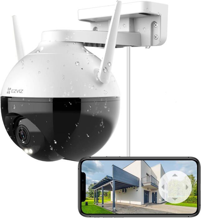 C8C 1080P Camra Surveillance WiFi Extrieure avec Vision Nocturne en ...