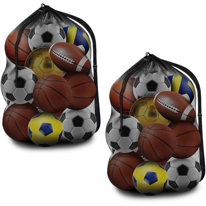Sac Filet Ballon Football, Grand Sac pour Ballon de Handball, Filet ...