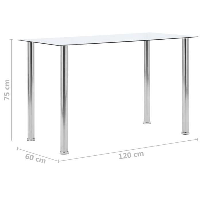 Table cuisine CLOUD, Transparent Table à manger - Design Élégant ...