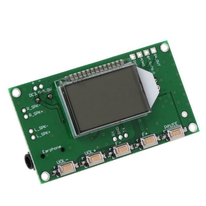Module récepteur de Radio FM numérique PLL LCD, 87-108MHZ, Microphone ...