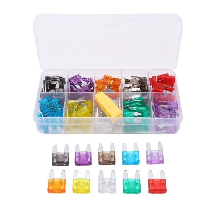 Kit d'assortiment de fusibles automatiques en plastique en alliage d ...