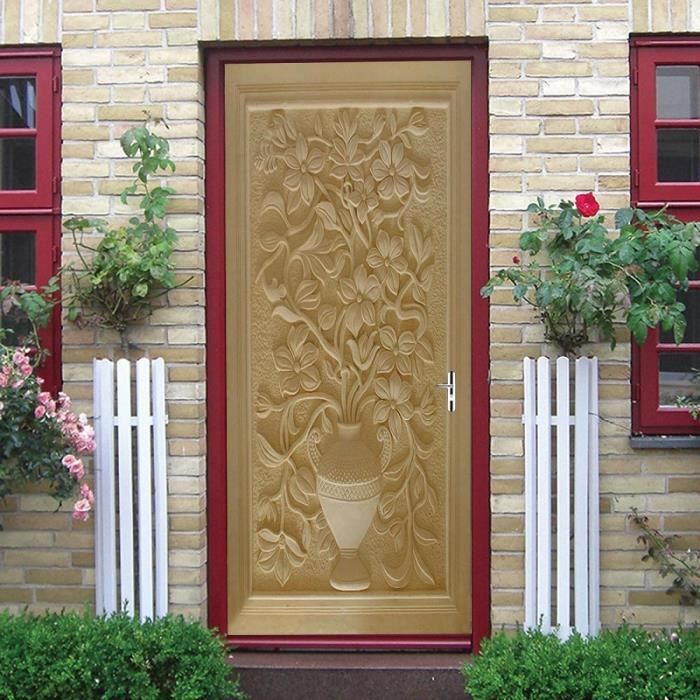 Stickers Paroi De Douche Reliefs Fleurs Vases 85X215Cm(33.46 Inches ...