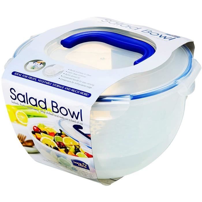 PP Classic Bol avec Poignée et Tamis Plastique Transparent 26 x 26 x 16 ...