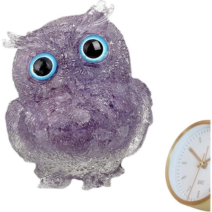 Statue De Hibou En Cristal, Chouette En Cristal D'Apparence Réaliste ...