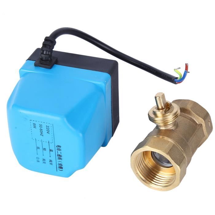 PAR - Vanne à bille électrique Vanne à boisseau sphérique électrique 2 voies 3 fils 2 contrle ...