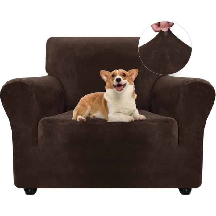 Housse De Canapé En Velours, Housse Fauteuil 1 Place, Housse De ...