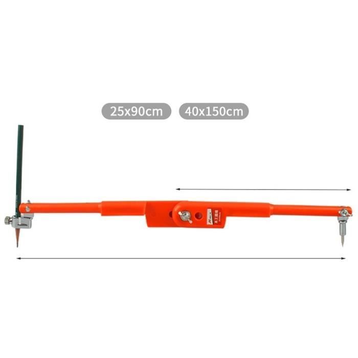 EJ.life Compas crayon Compas à crayon Diviseurs réglables Boussole de ...