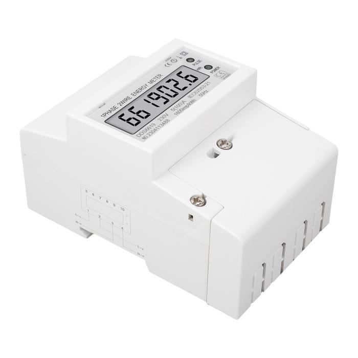 EJ.life compteur d'énergie monophasé Compteur d'électricité 1 Phase 2 ... EJ.life compteur d'énergie monophasé Compteur d'électricité 1 Phase 2 ...
