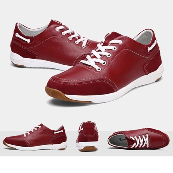 CHAUSSURE HOMME BASKET HOMME CUIR MODE CHAUSSURE HOMME HIVER BLEU ROUGE ...