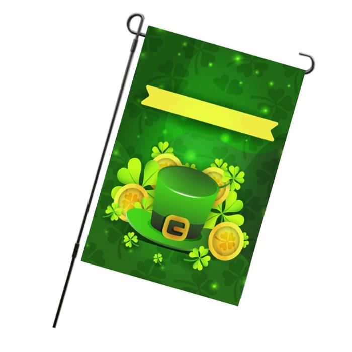 LSF -Drapeau de jardin irlandais pour la fête de la Saint-Patrick à ...