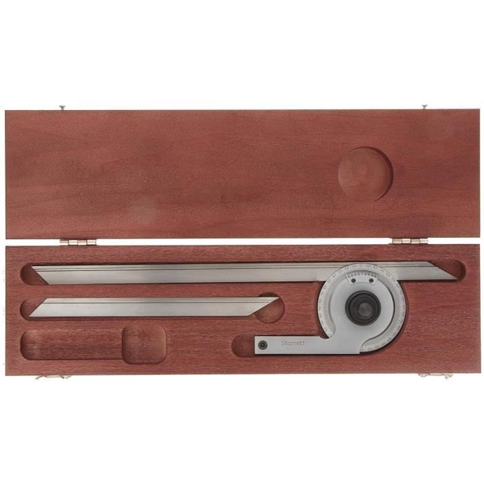 Starrett de précision à vernier biseau Rapporteur d`angle universel, à ...